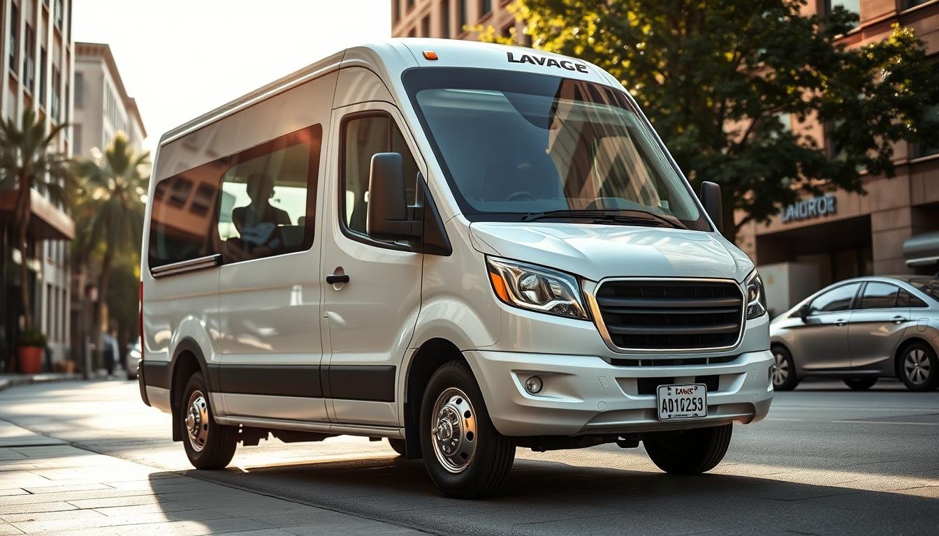 Lavage minibus transport passagers